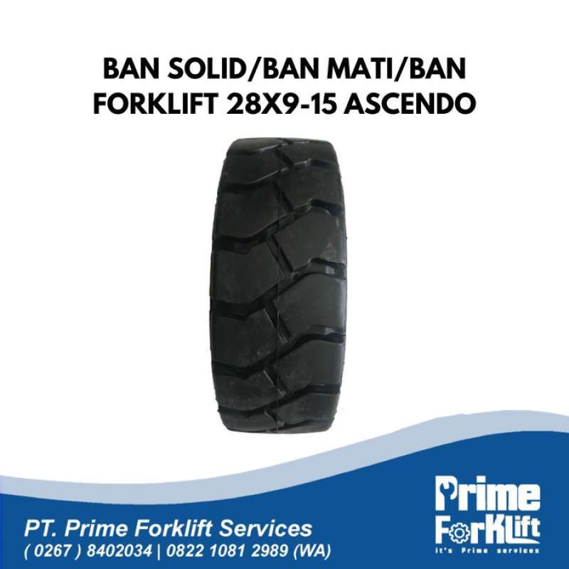 Jual Ban Solid/ban Mati/ban Forklift 28x9-15 Ascendo Di Seller Yama - Cengkareng Timur, Kota ...