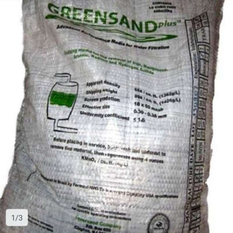 Jual Manganese Greensand Plus Brazil Original Made In Brazil (isi 20kg ...