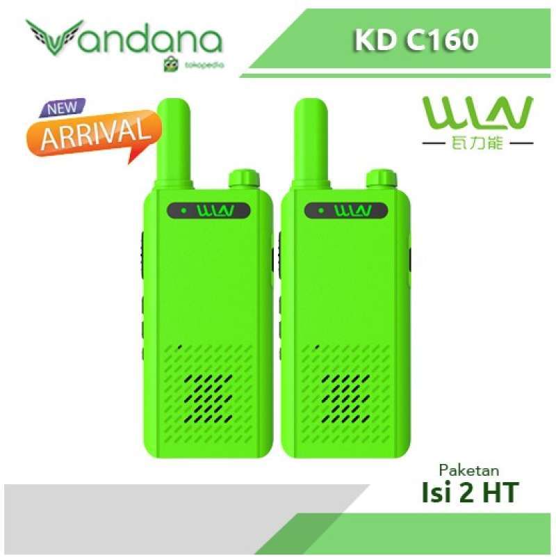 Promo Ht Walkie Talkie Wln Kdc160 / Kd C160 Uhf 400-470 Mhz - Hijau ...