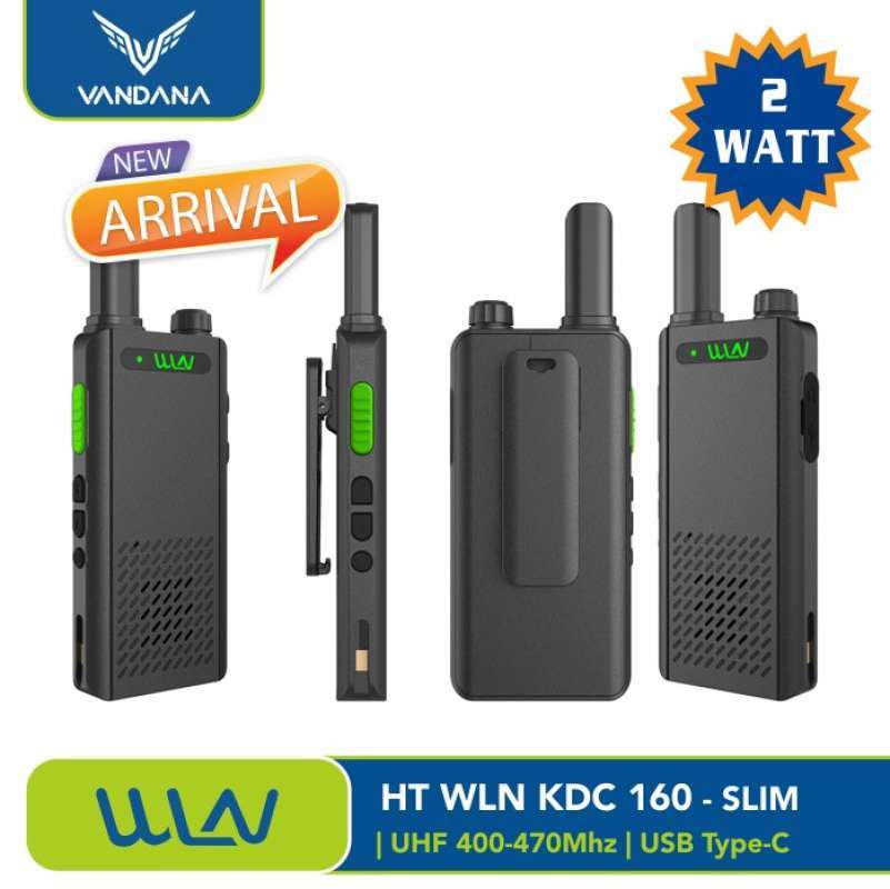 Promo Ht Walkie Talkie Wln Kdc160 / Kd C160 Uhf 400-470 Mhz - Hijau ...