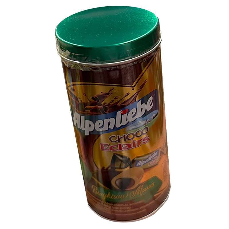 Jual Alpenliebe Choco Eclairs 144gr Kemasan Kaleng Permen Dengan Isi ...