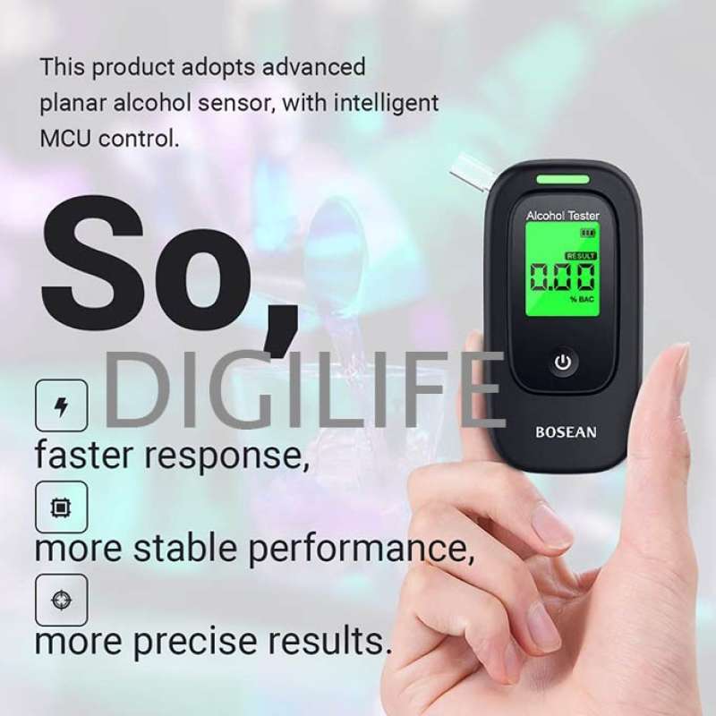 Jual Breath Alcohol Tester Bosean Tz02 Detector Alkohol T-z02 Detektor ...