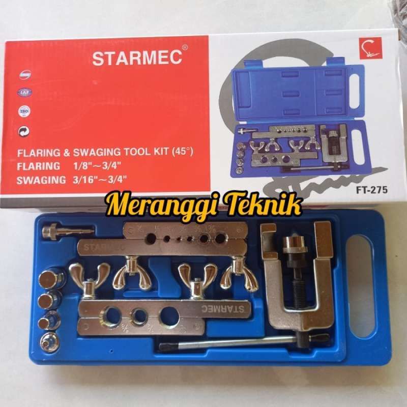 Jual Starmec Flaring Dan Swaging Tool Kit Set Alat Pemekar Pipa Ac Di ...