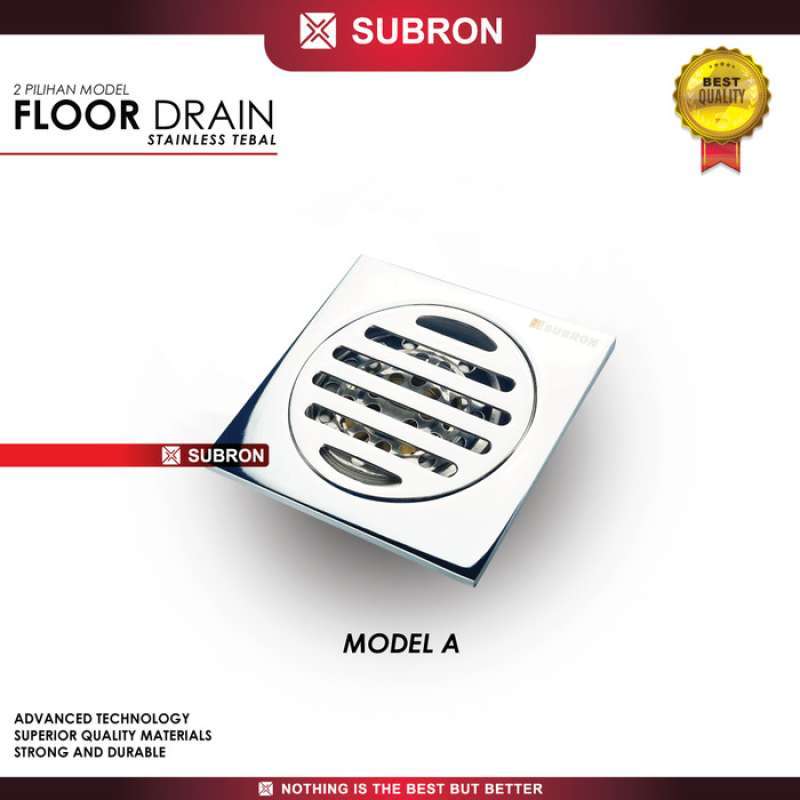 Jual Subron Floor Drain Drainase Stainless Tebal Toilet Kamar Mandi 2 ...