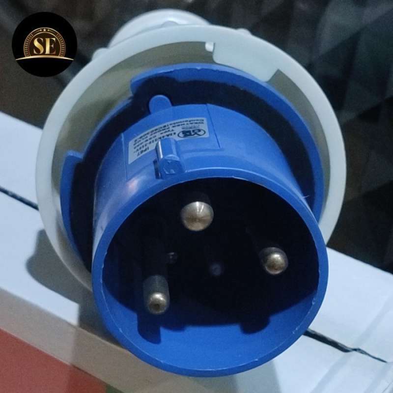 Jual Industrial Plug Vorge Genset 3 Pin 63a 033 Model Cee Steker 3pin ...