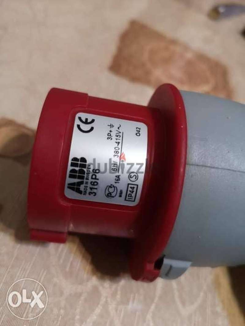 Jual Plug Abb 316p6 316-p6 Ip44 16a 3p+e 2cma193506r1000 Di Seller ...