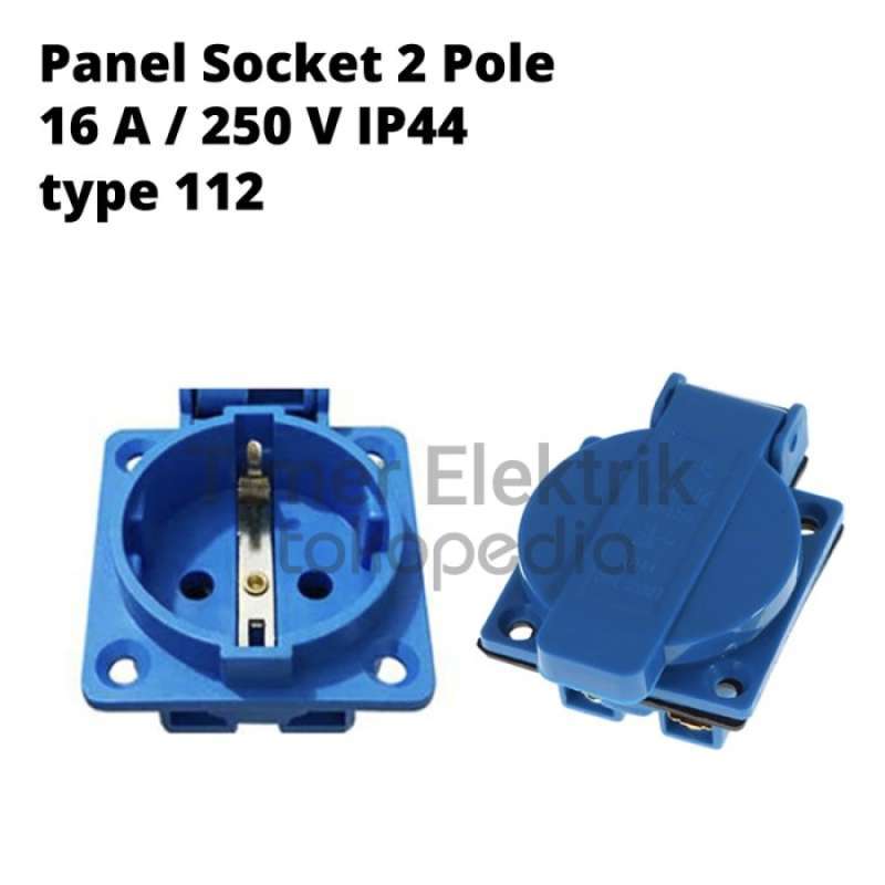 Jual Panel Socket 2 Pole 16a/250v Type 112 Di Seller Aghanim ...