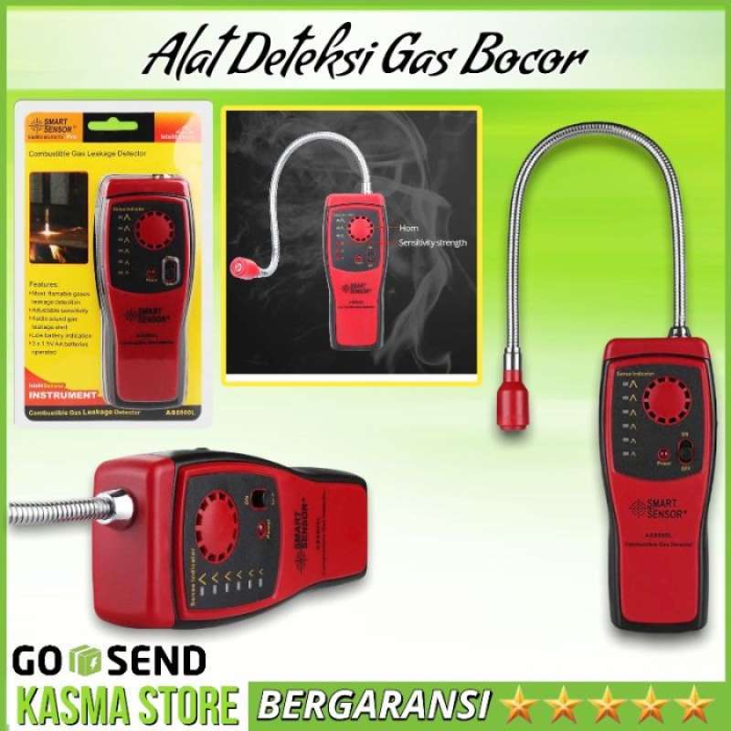 Jual Alat Deteksi Detektor Kebocoran Gas Lpg Tangki Pendetksi Smart ...