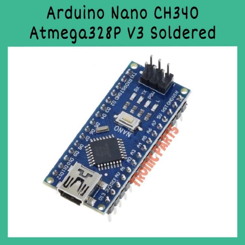 Jual Arduino Nano V3 Atmega328p Ch340 Compatible Board Solderless Pin I