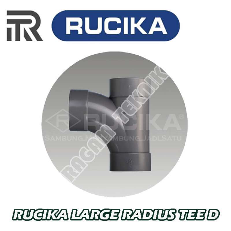 Jual Rucika Large Radius Tee 4 X 4 D Lt Y 90 Polos Sambungan Fitting ...