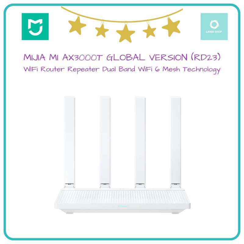 Daftar Harga Xiaomi Router Ax3000 T 🔥 Original & Spesifikasi Lengkap ...