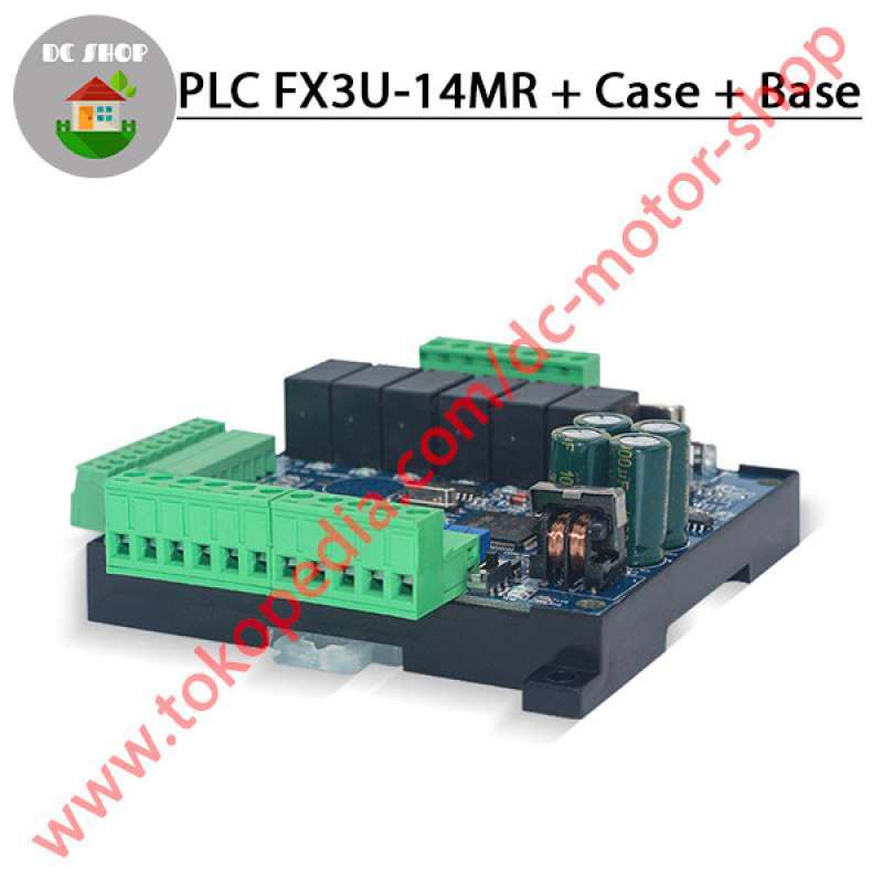Jual Plc Mitsubishi Fx3u 14mr 8di 6do 6ad 2da- Rs232 Rs485 Modbus Rtu 24vdc Di Seller Yama ...