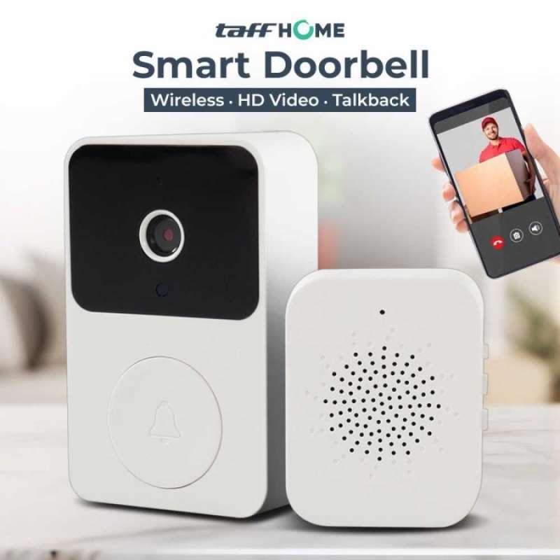 Jual Smart Door Bell Wireless Hd Video Talk Back Bel Pintu Rumah Dengan ...
