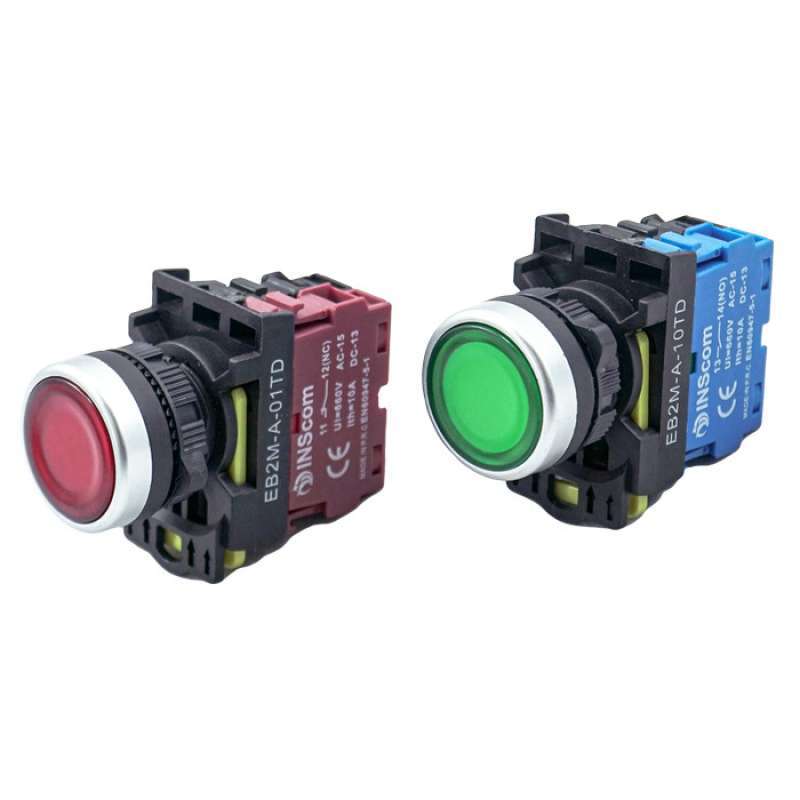 Jual Push Button Switch Illuminated Maintained Tombol Press Locking ...