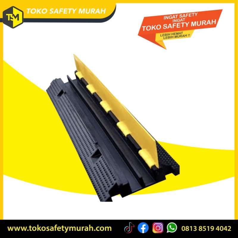 Jual Speed Bump Cable Protector 2 Channel / Polisi Tidur Pelindung Kabel - 5 Line Di Seller ...