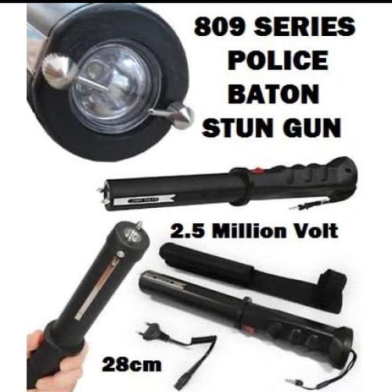 Jual Alat Stik Pertahanan Diri Dengan Senter Led Dan Setrum Listrik ...