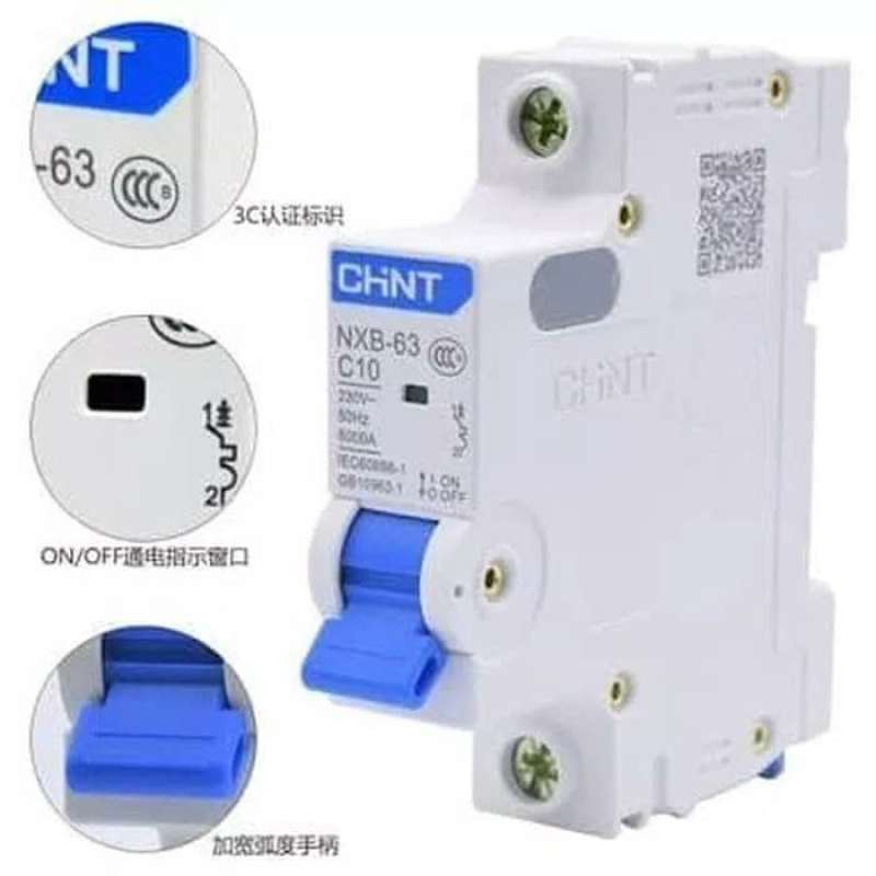 Jual Mcb Chint 1 Phase 6a - 10a - 16a - 20a - 25a - 32a - 40a (sni - Lmk) - 25a Di Seller Shin ...