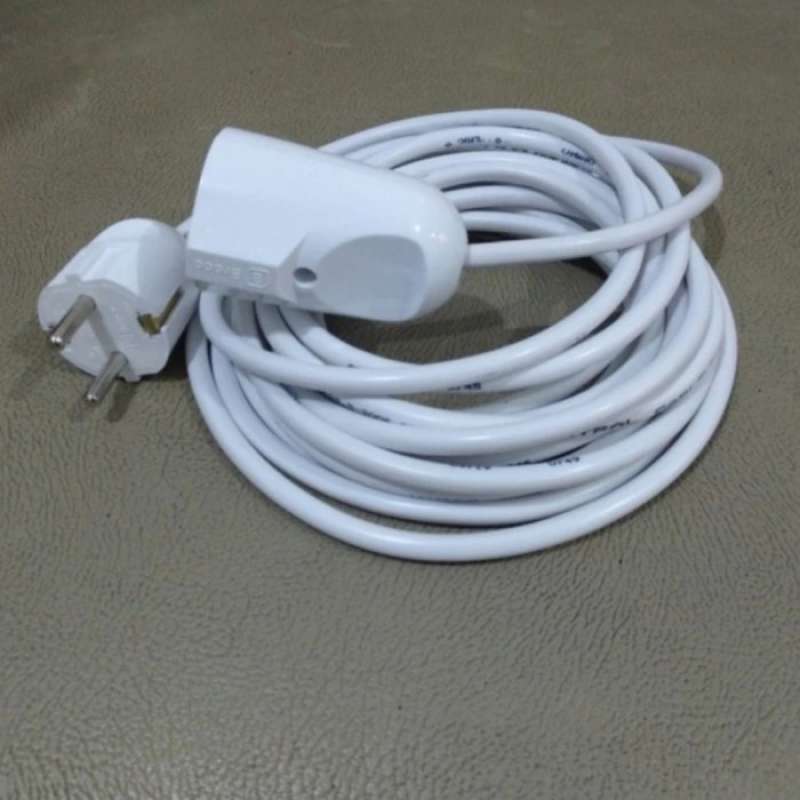 Jual Kabel Extension Kabel Sambungan Kabel 2x0.75 Steker Broco - 10 ...