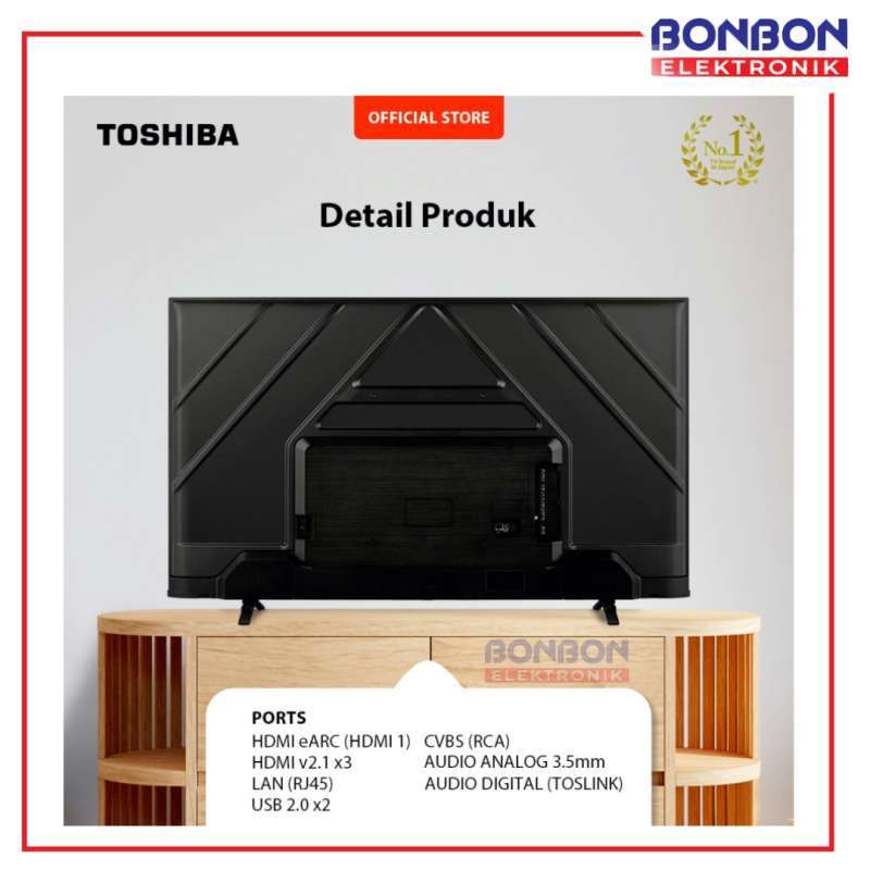 Jual Toshiba Led Tv 65 Inch 65c350np 4k Uhd Google Smart Tv (free ...