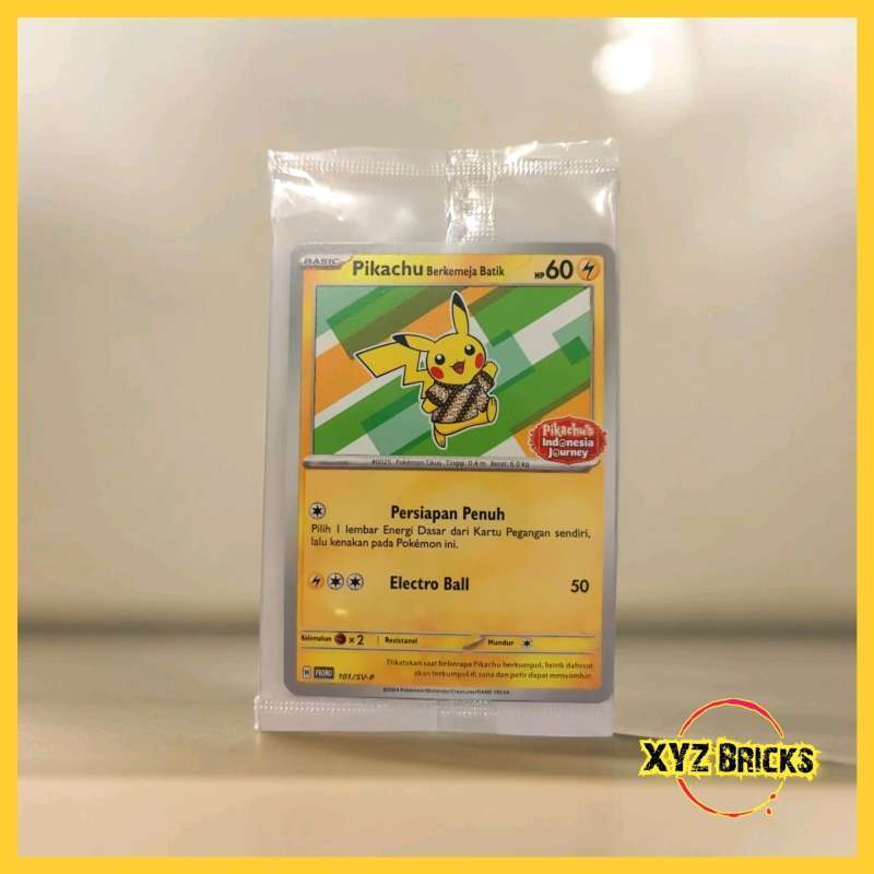 Jual Kartu Pokemon Tcg - Pikachu Berkemeja Batik Di Seller Xyz-bricks ...