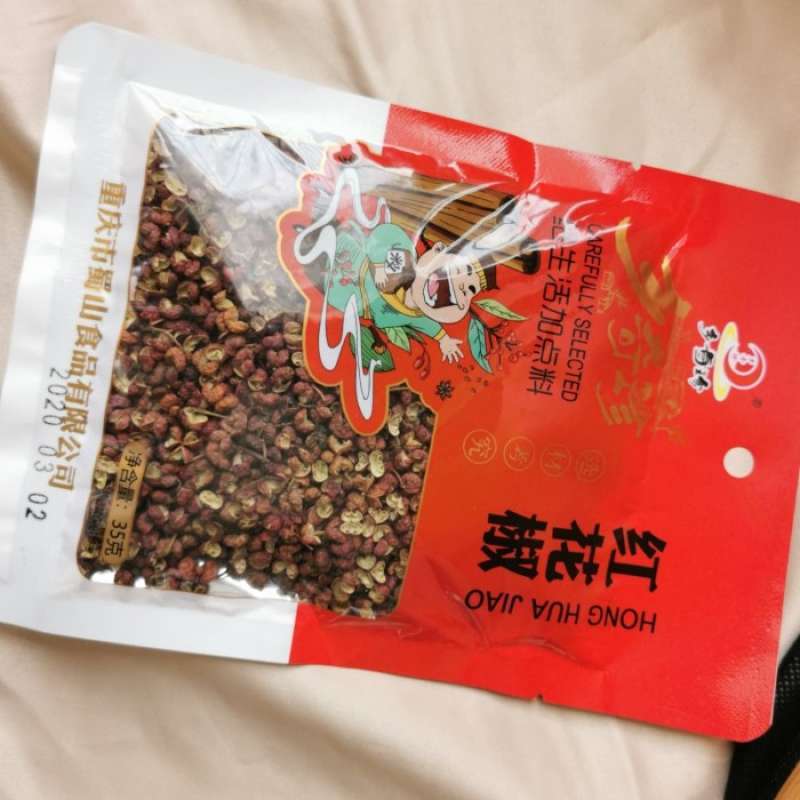 Promo Red Mala Pepper Dry Seed/35 Gr/hong Hua Jiao/ 红花椒粒 Diskon 23% Di ...