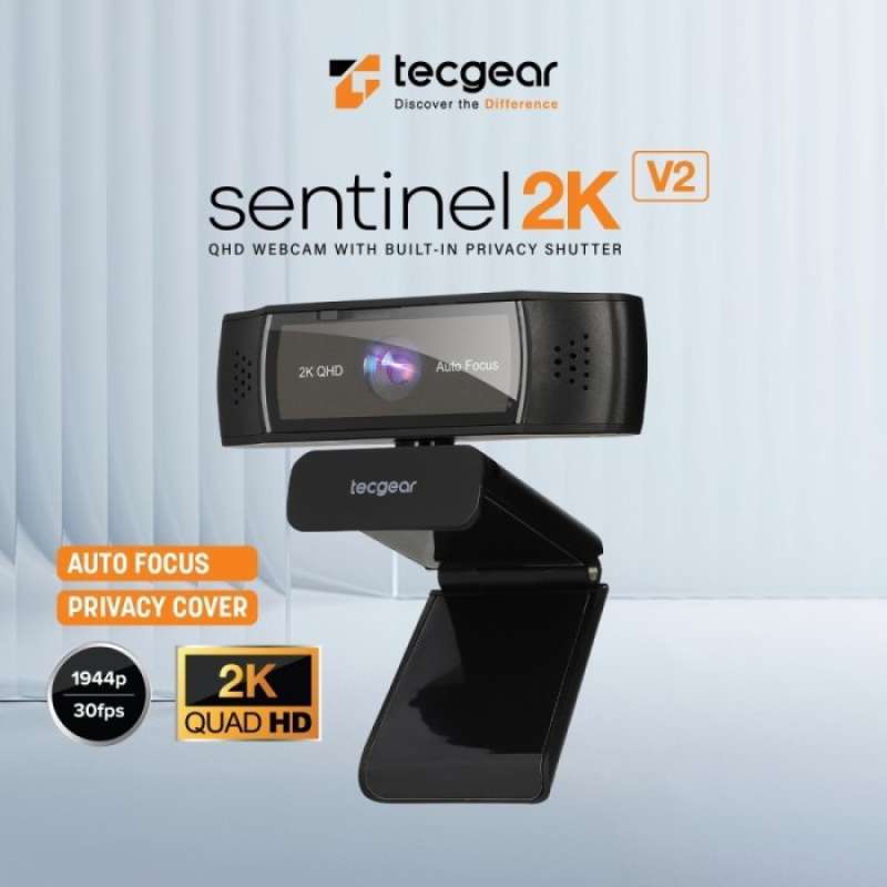 Promo Tecgear Sentinel 2k V2 - Auto Focus Qhd Webcam With Privacy ...