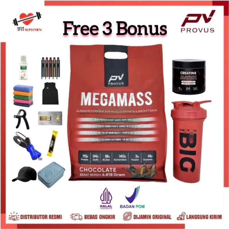 Promo Provus Megamass 15lbs - Penambah Berat Badan Bulking Mega Mass ...