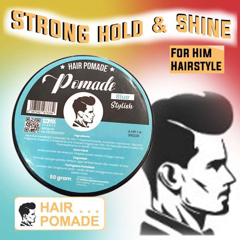 Jual Pomade Hair Strong Hold 50ml Penataan Rambut Mudah Rapi Dan ...