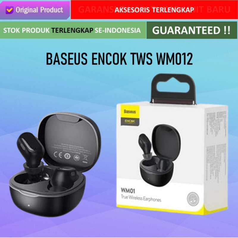 Promo Baseus Encok Tws Wm01 Earphone Wireless Diskon 23% Di Seller ...