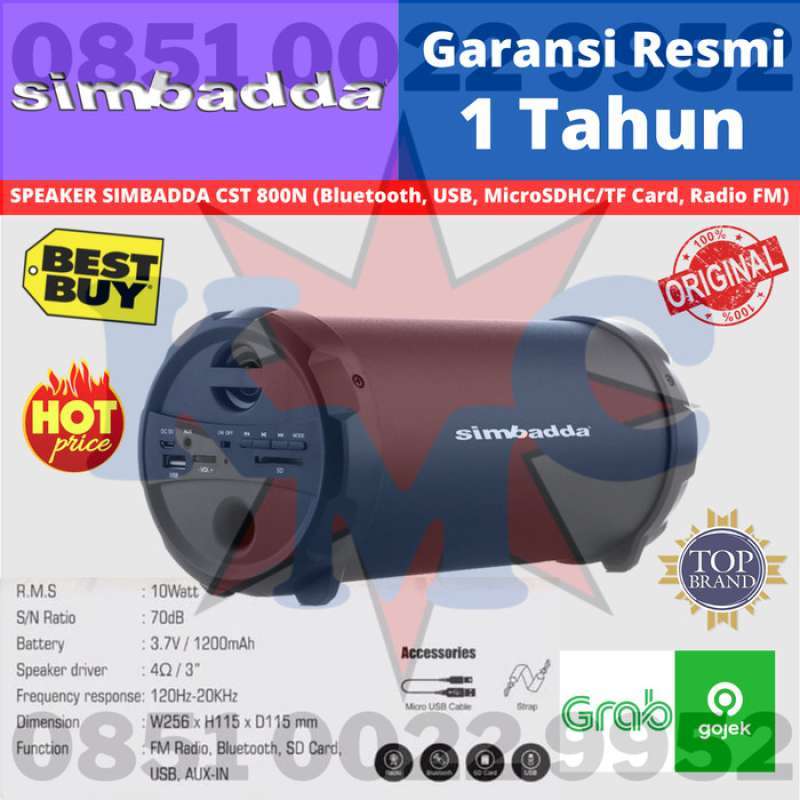 Promo Speaker Simbadda Cst 800 N - Bluetooth Diskon 23% Di Seller Ryoma ...