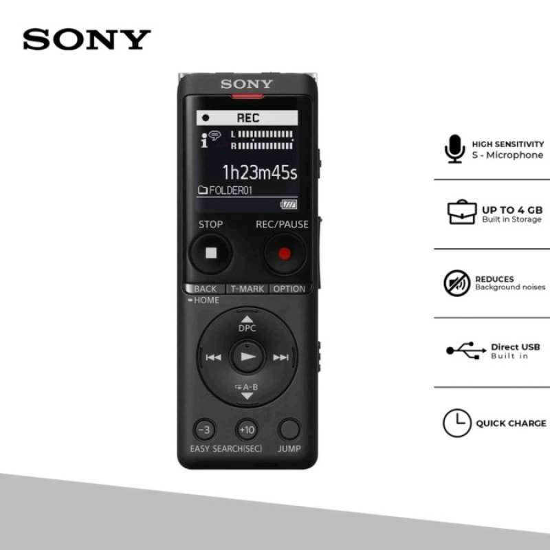 Promo Ux570f Icd-ux570 Digital Voice Recorder/alat Rekam Sony Icd ...