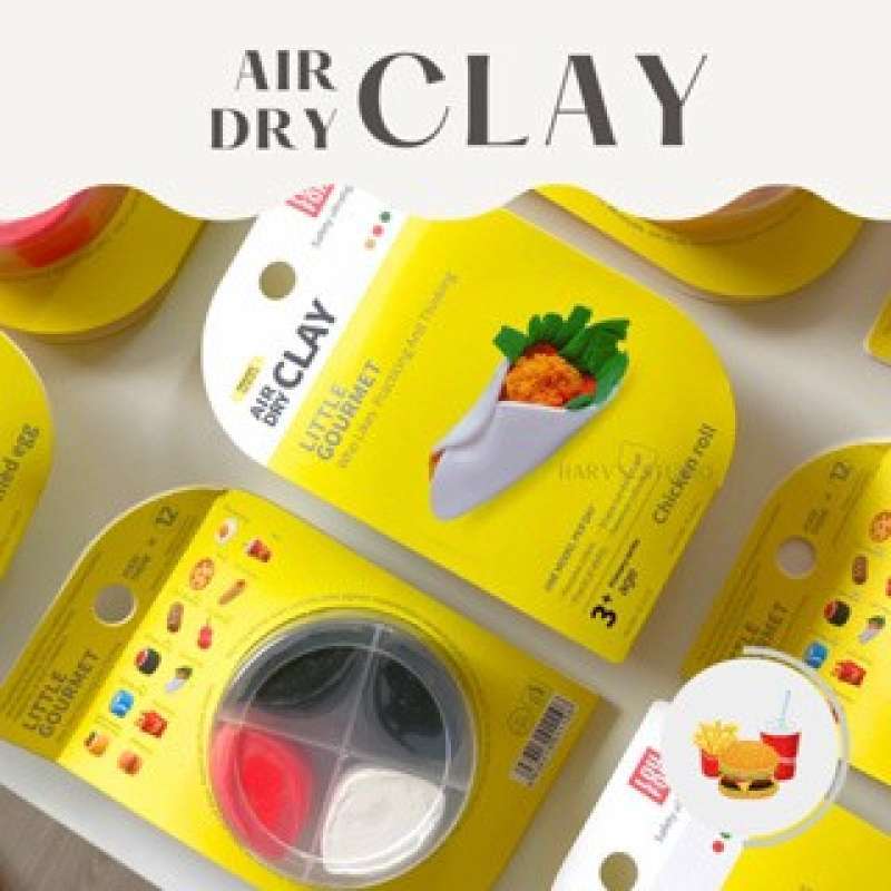 Promo Clay Mainan Anak Ide Hampers (ver Bentuk Makanan) Satuan - Harv's ...