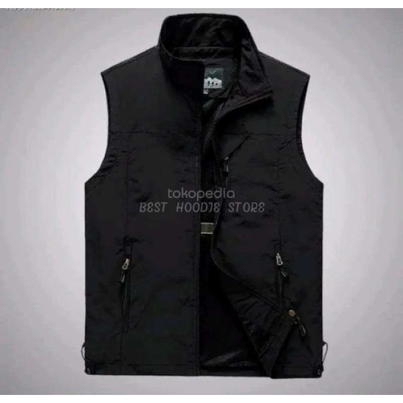 Promo Rompi Outdoor Rompi Keren Pria Wanita Tahan Air Tahan Angin ...