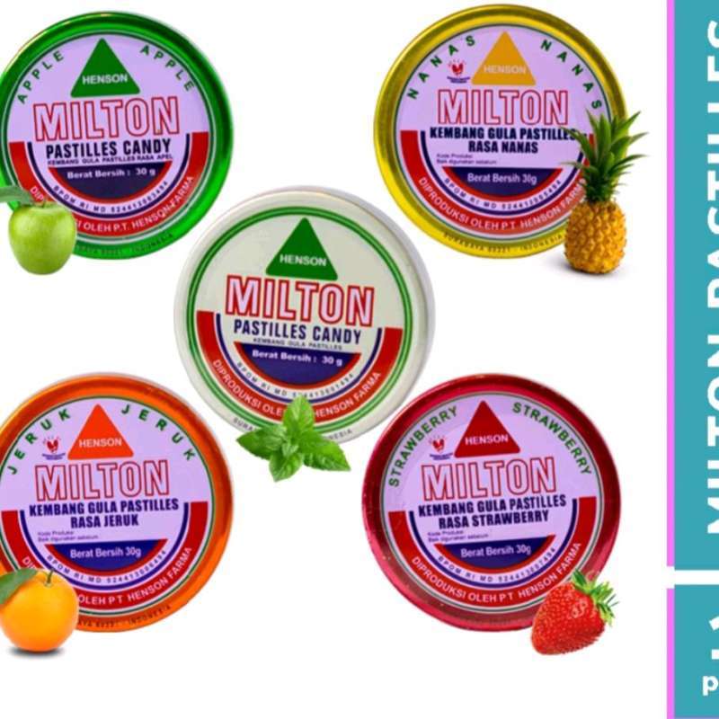 Promo Milton Pastilles Candy 30gr Permen Kaleng 30gr Diskon 57% Di ...