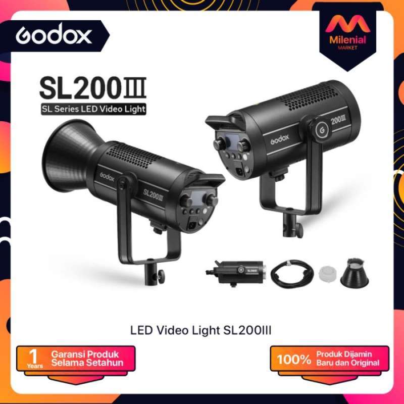 Promo Led Cob Godox Sl200 Ii Sl-200 Ii Sl200w Ii Sl200ii Bowens Mount ...