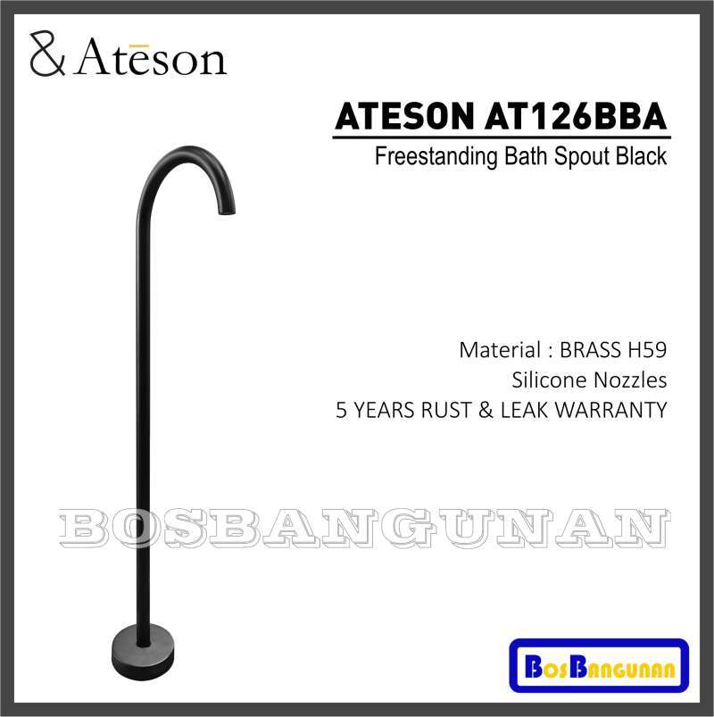 Jual Ateson At126bba Banyan Freestanding Bath Spout Black / Spout ...