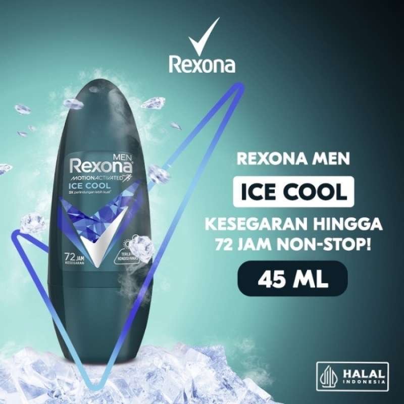 Jual Rexona Men Anti-perspirant Deodorant Roll On Pria Ice Cool 45ml Di Seller Pro-id ...