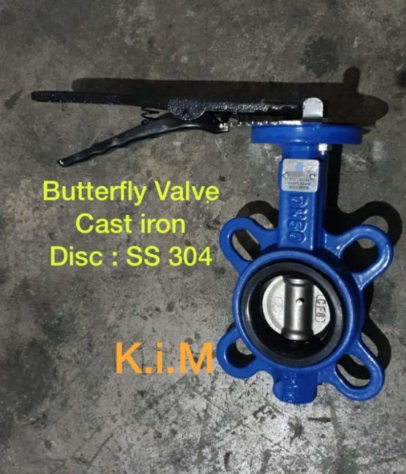 Promo Butterfly Valve 3 Inch ; ( Lever ) Cast Iron / Disc : Ss304 ...
