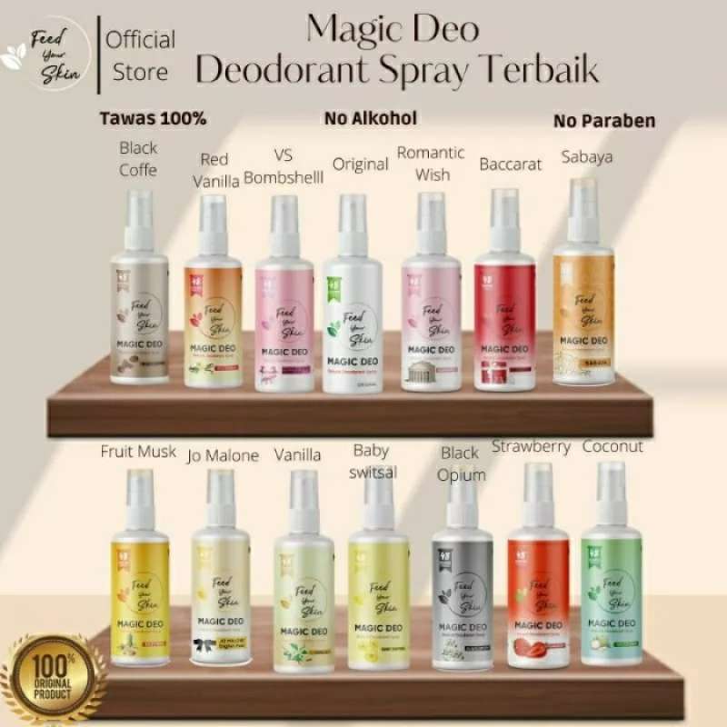 Jual Magic Deo Deodorant Spray (100ml)feed Your Skin - Baby Zwitsal Di ...
