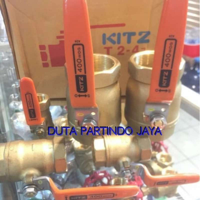 Promo Ball Valve Kitz 1/2 Inchi Kuningan Asli Diskon 23% Di Seller ...