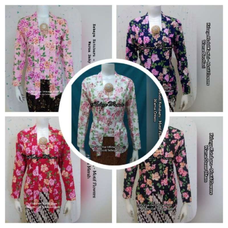 Jual Best'' Kebaya Kutubaru. Kebaya Bunga. Kebaya Jadul. Kebaya Floral ...