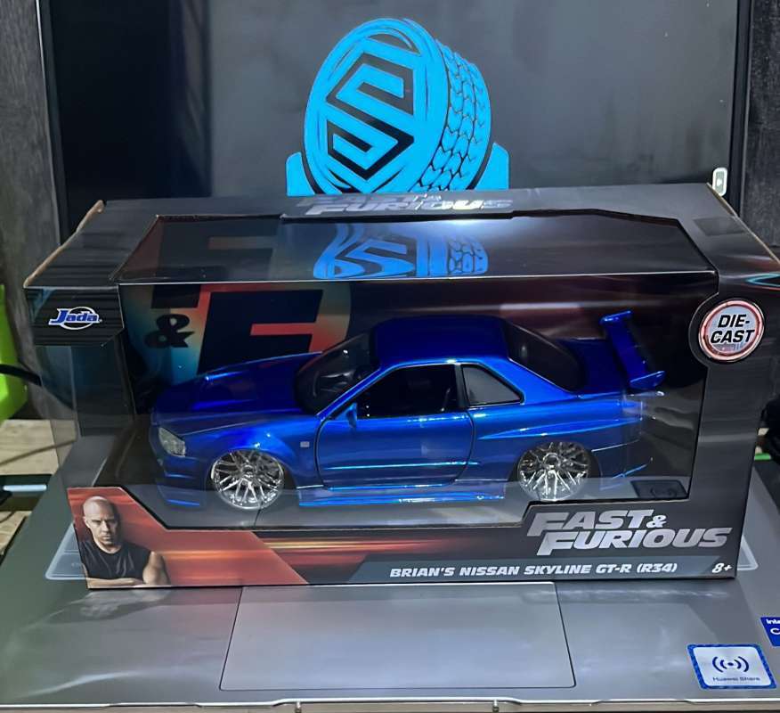 Jual Jada Fast & Furious Brian 2002 Nissan Skyline Gt-r R34 Skala 24 Di ...