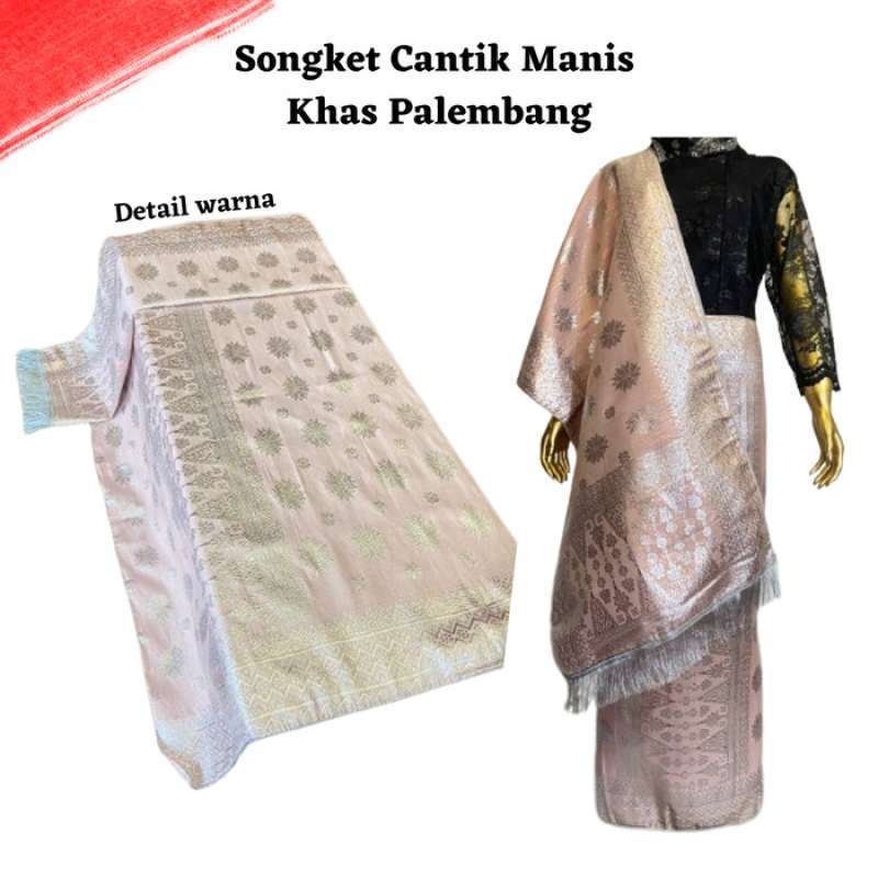 Jual Songket Pash - Songket Cantik Manis Palembang Berbagai Macam Warna ...