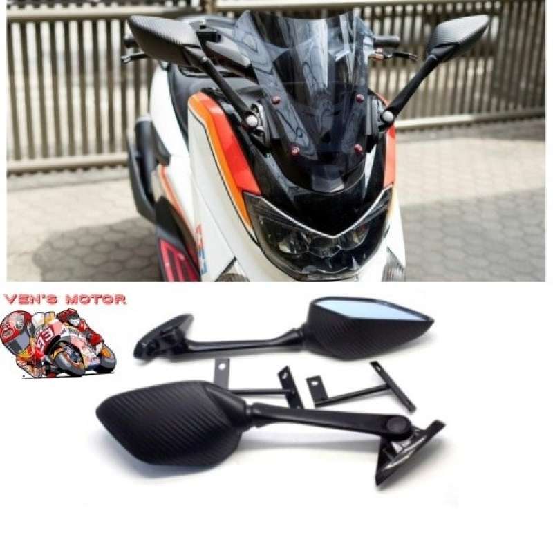 Promo Spion R25 R15 Carbon Plus Dudukan Breket Yamaha Nmax Diskon 23% ...