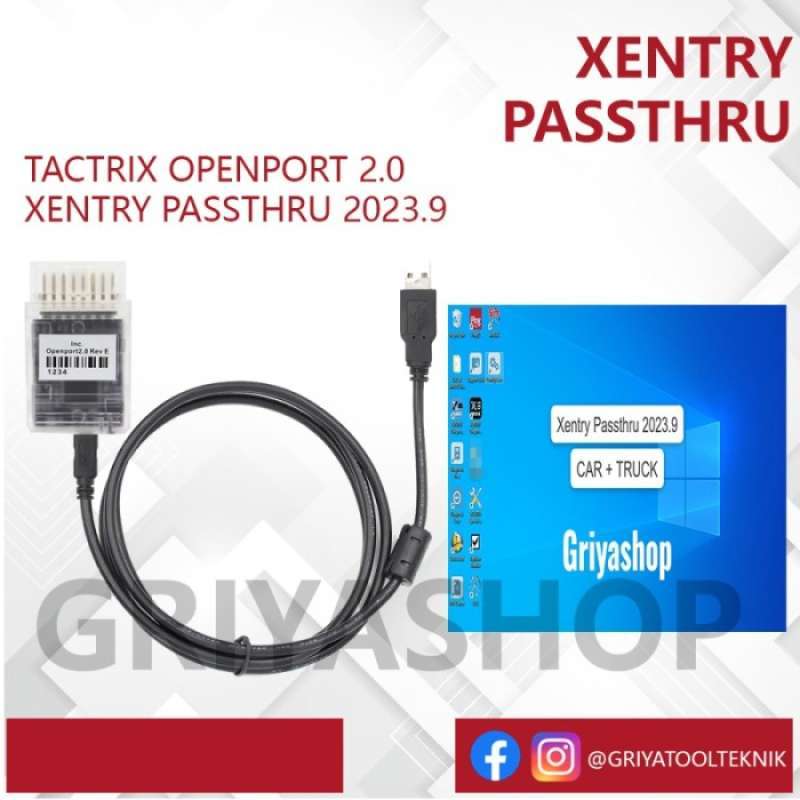 Promo Scanner Tactrix Openport 2.0 Xentry Das Passthru 2022.12 Mercedes ...