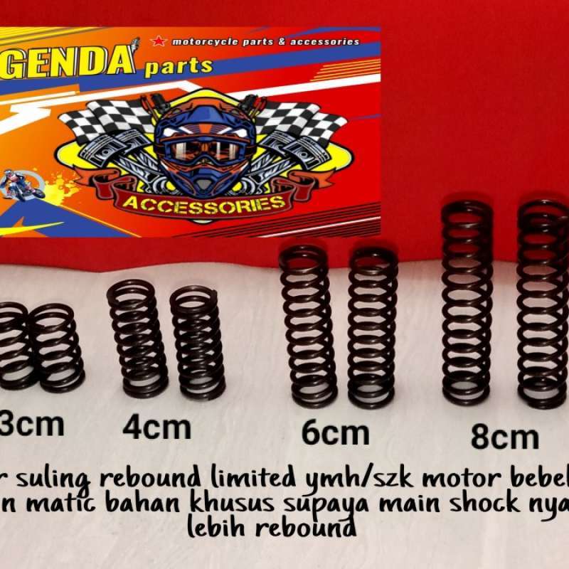 Jual Per Suling Shock Depan Rebound Panjang 4cm Untuk Yamaha Dan Suzuki ...