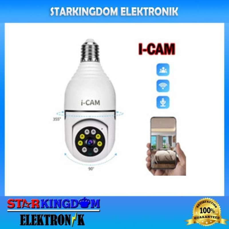 Promo Yi Iot Icam Lampu Bohlam Led Hd Pan Tilt Zone Wifi Ipcam Ip Camera Diskon 23% Di Seller ...