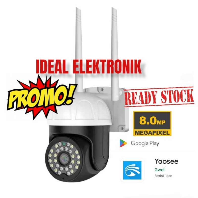 Promo Ip Cam Cctv Outdoor 8mp Yoosee Wifi Kamera Ip Ptz Spped Dome ...