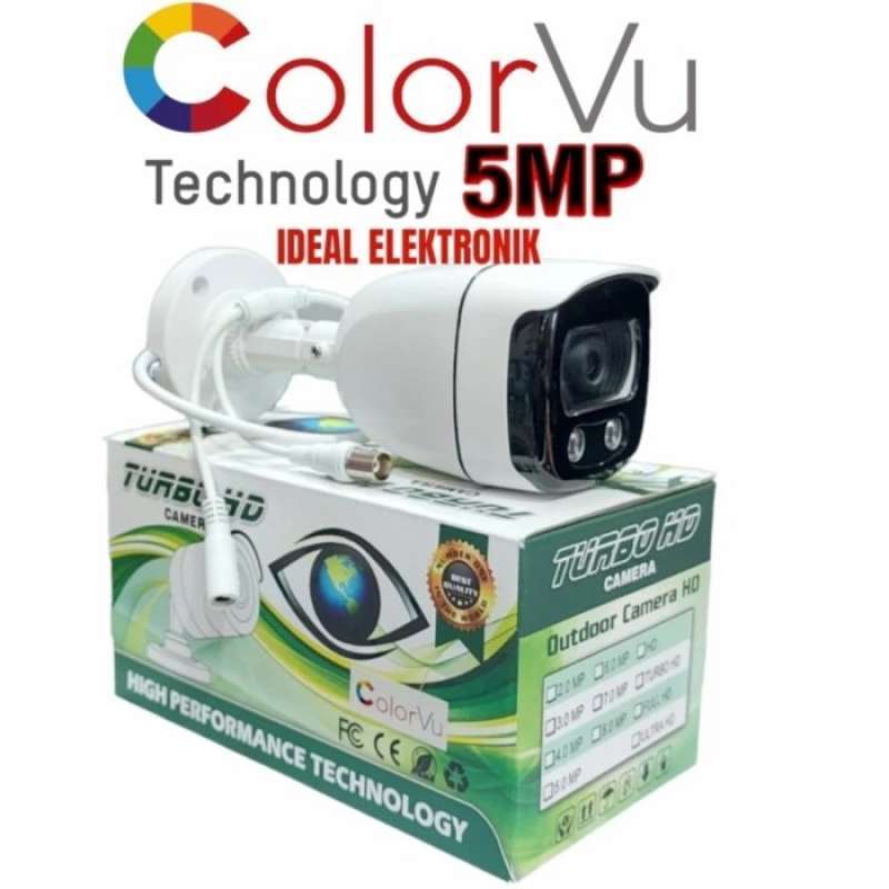 Promo Kamera Cctv Outdoor Colorvu 5mp Full Hd 1080p 24 Jam Berwarna ...