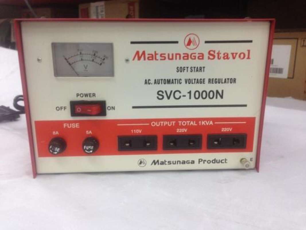 Promo Stabilizer Matsunaga 1000watt 1000 Watt 1000w Stavol Svc 1000n Stabili Diskon 23% Di ...